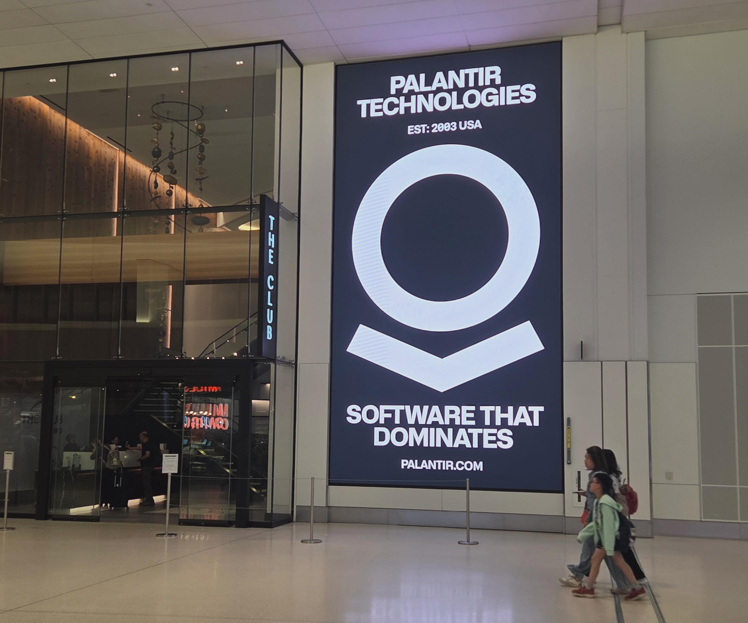 The banality of Palantir’s evil airport ad